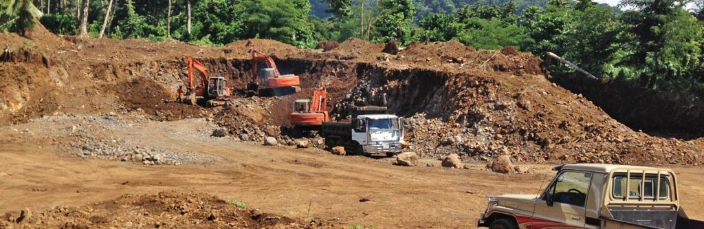 Machinery Hire From Bluebird Construction Samoa | Excavators | Trucks